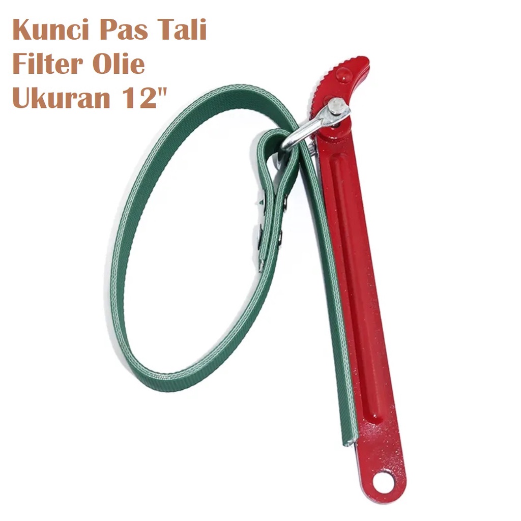 Jual Kunci Filter Oli Tali Pembuka Filter Oli Sabuk Belt 12 Inch ...