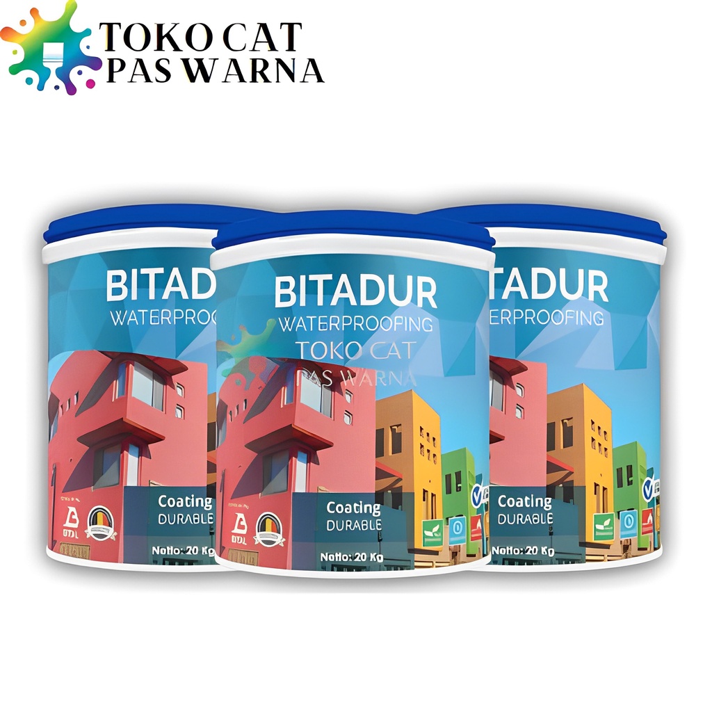 Jual Cat Pelapis Tembok Dan Beton Anti Bocor BITADUR WATERPROOFING - 20 ...