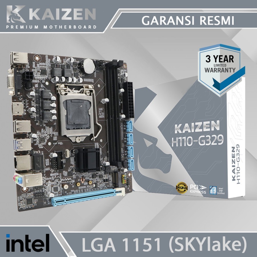 Jual Motherboard KAIZEN H110 Socket LGA 1151 DDR4 Mobo H110 INTEL ...