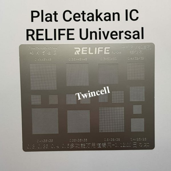 Jual PLAT CETAKAN IC CPU BGA RELIFE RL-044 UNIVERSAL ORIGINAL | Shopee Indonesia