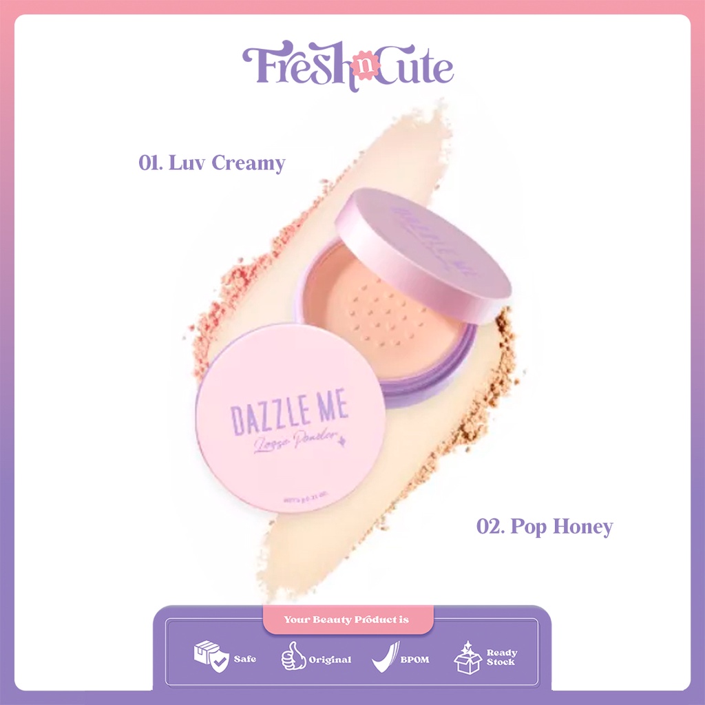 Jual DAZZLE ME - Always Setting Loose Powder | Shopee Indonesia
