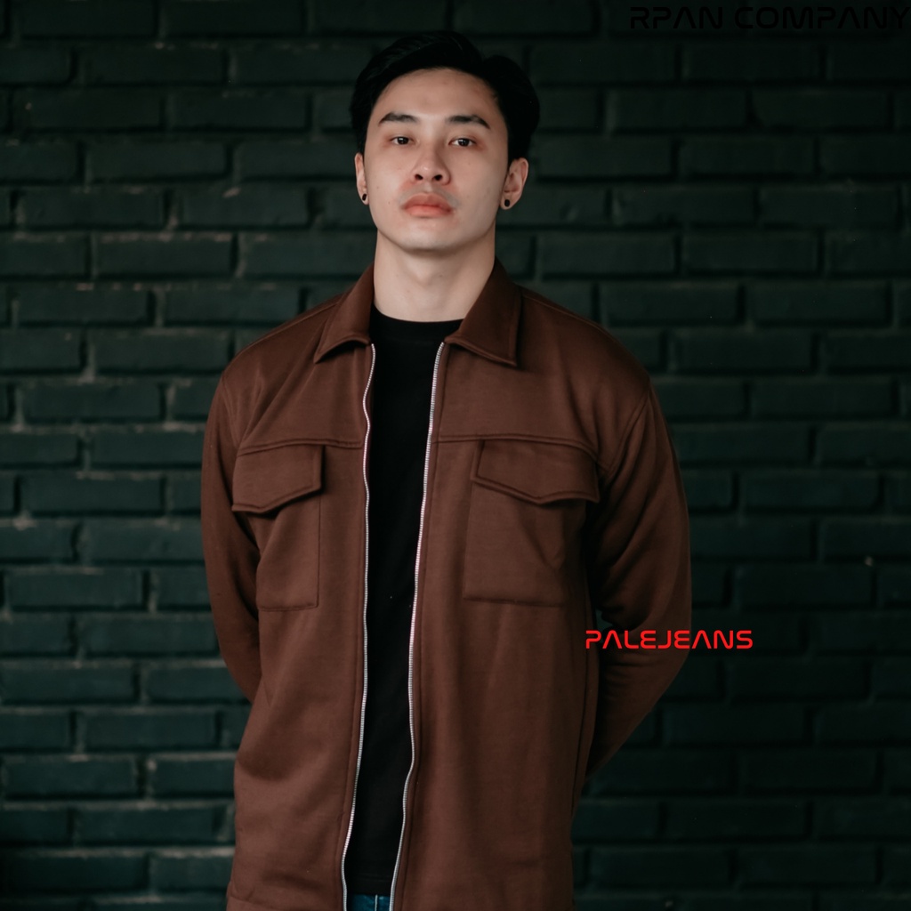 Jual PALEJEANS - Shacket Shirt Jacket Unisex RPAN.CO / Cardigan Shirt ...