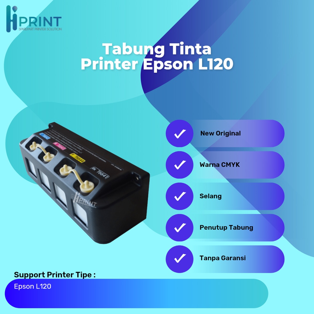 Jual Tabung Tinta Printer Epson L120 L 120 New Original Eco Tank Epson ...