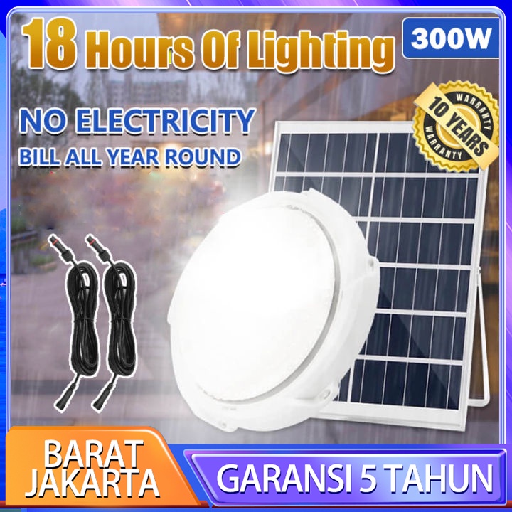 Jual lampu solar cell 300W Lampu Solar Lampu Plafon Ceiling Hias lamp tenaga surya IP67 ...