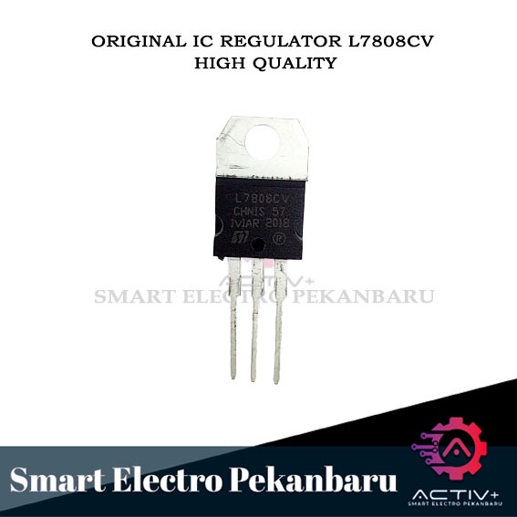 Jual ORIGINAL IC REGULATOR L7808CV REGULATOR TEGANGAN L7808 7808 TO-220 ...