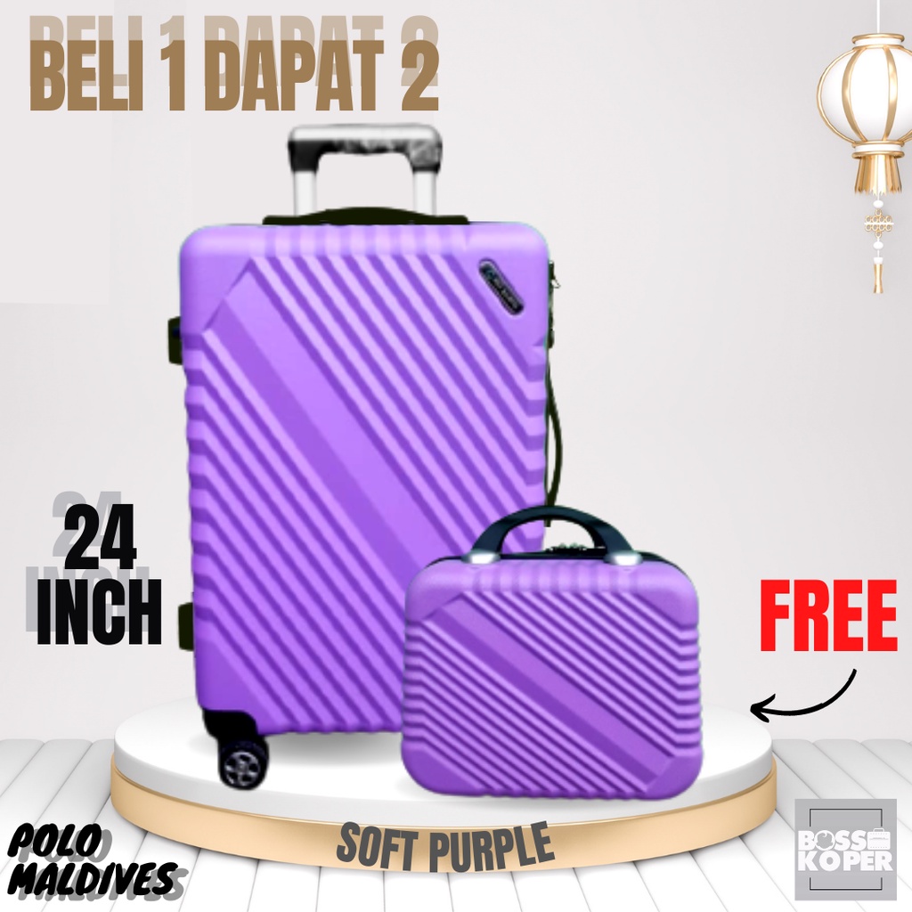 Jual Koper 24 inch Polo ukuran bagasi-koper polo-koper travel-tas koper ...