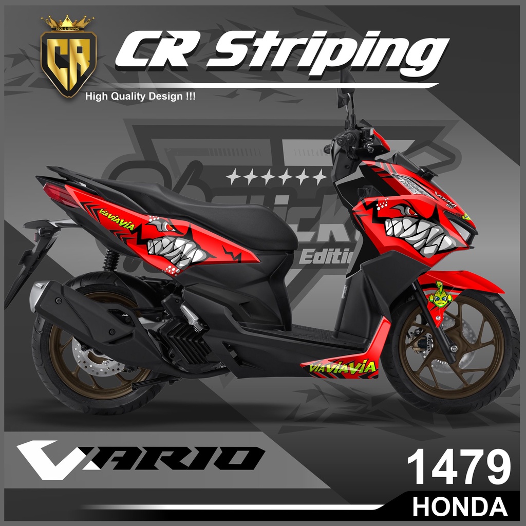 Jual Dekal Sticker VARIO NEW 160 Full Body Stiker Skotlet VARIO Desain ...