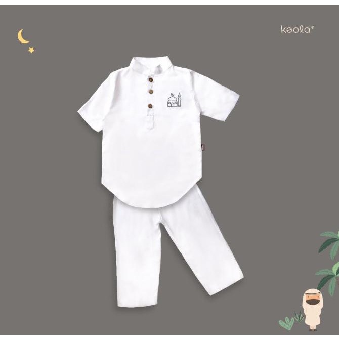 Jual KL-Keola Tabiea Set Setelan Muslim Baju Koko Anak Usia 3 6 Tahun ...