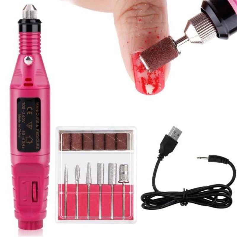 Jual Electric Nail Drill Grinding Manicure Machine Mesin Kikir Amplas ...