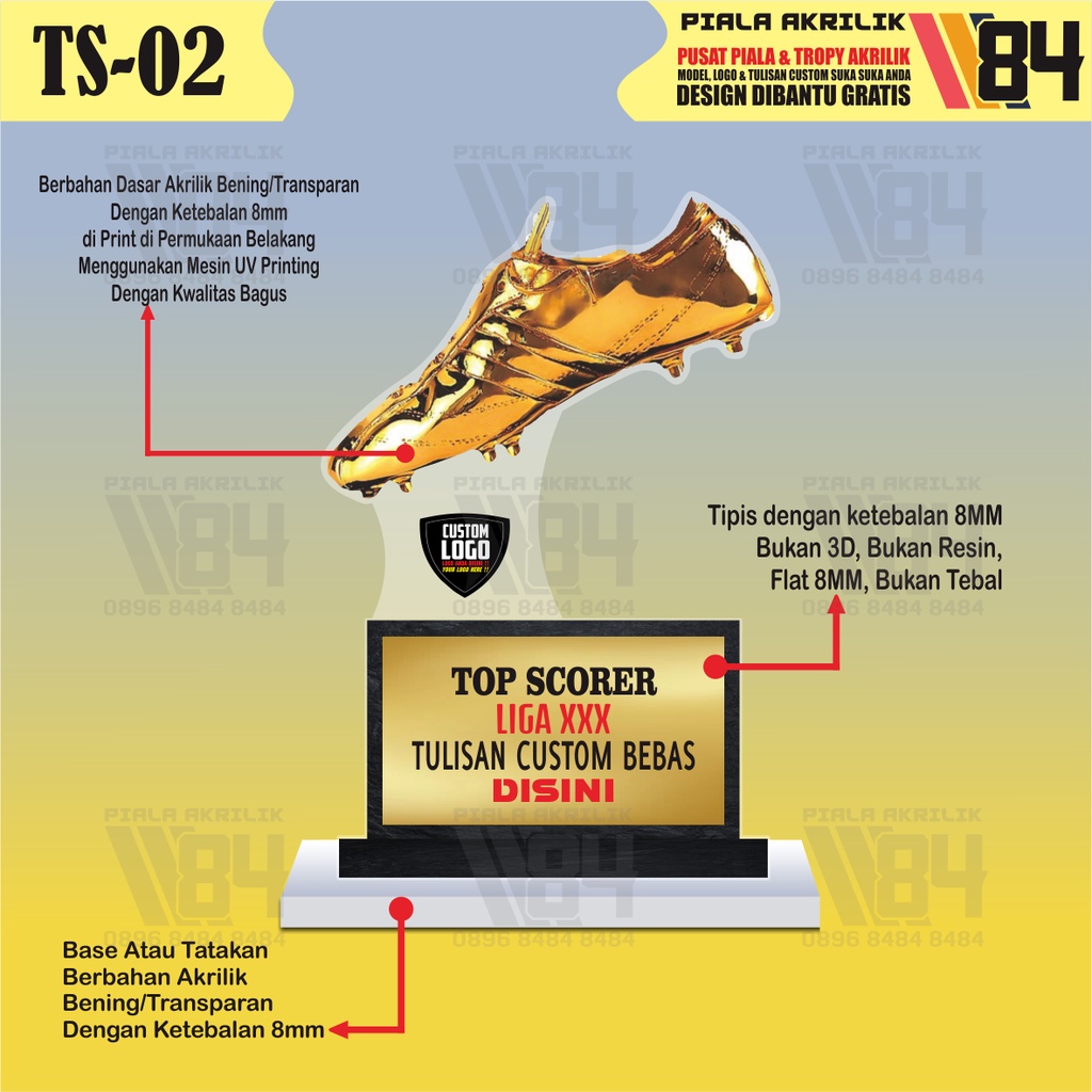 Jual PIALA TOP SKOR, PIALA TOP SCORE, PIALA TOP SCORER, TROPHY TOP SKOR ...