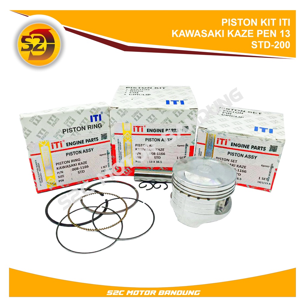 Jual PISTON KIT KAWASAKI KAZE KAZE R PEN 13 MERK ITI | Shopee Indonesia