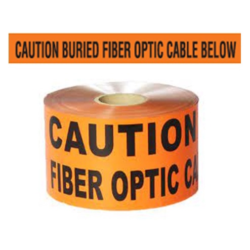 Jual warning tape underground caution buried fiber optic cable below ...
