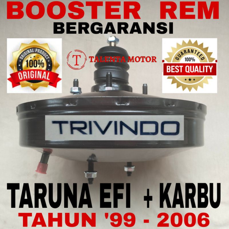 Jual BERGARANSI. BOSTER REM TARUNA BRAKE BOOSTER VAKUM SERVO SNEL ...