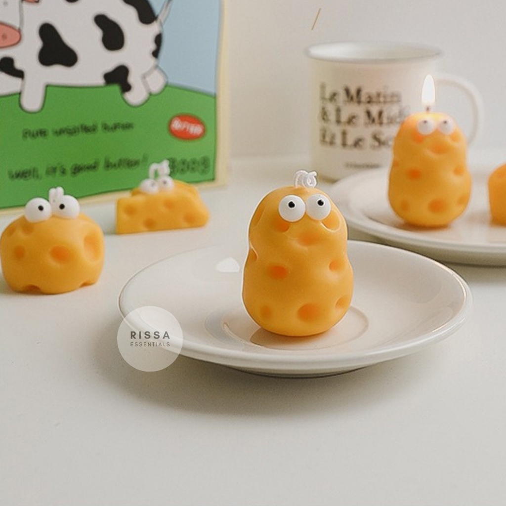 Jual [RISSA] Lilin Chizu Keju Scented Cheese Wax Prop Foto Layout ...