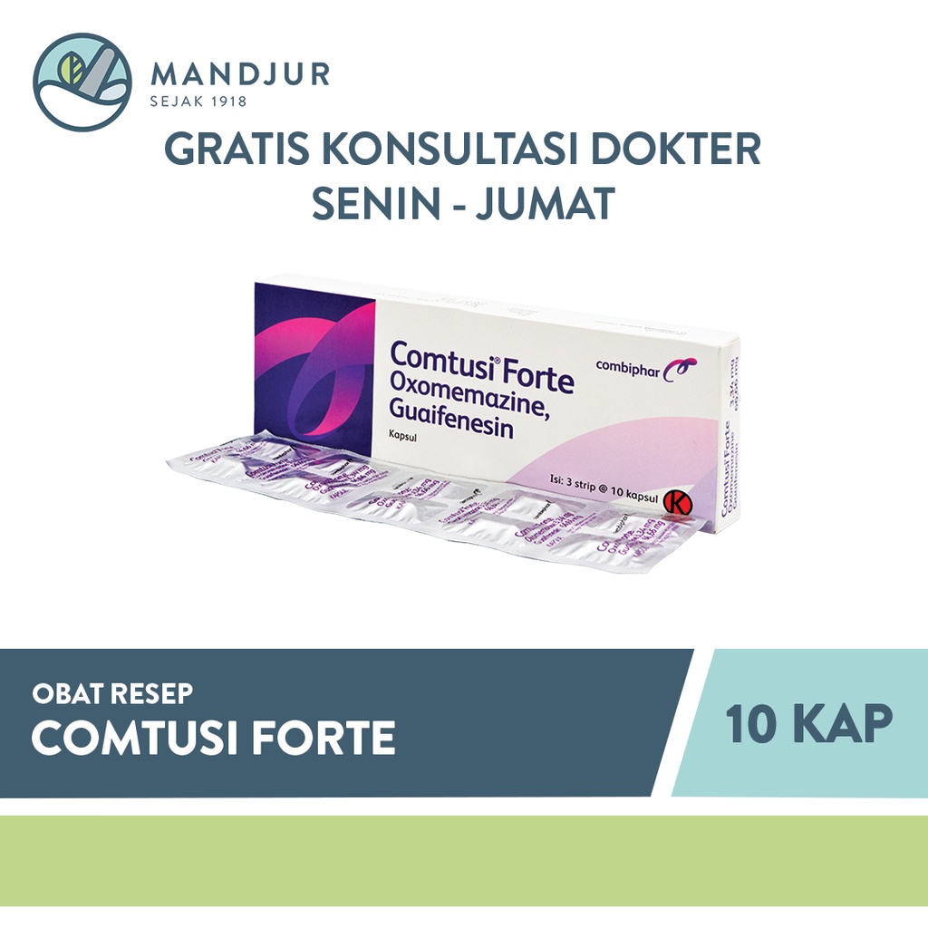Jual Comtusi Forte 10 Kapsul | Shopee Indonesia