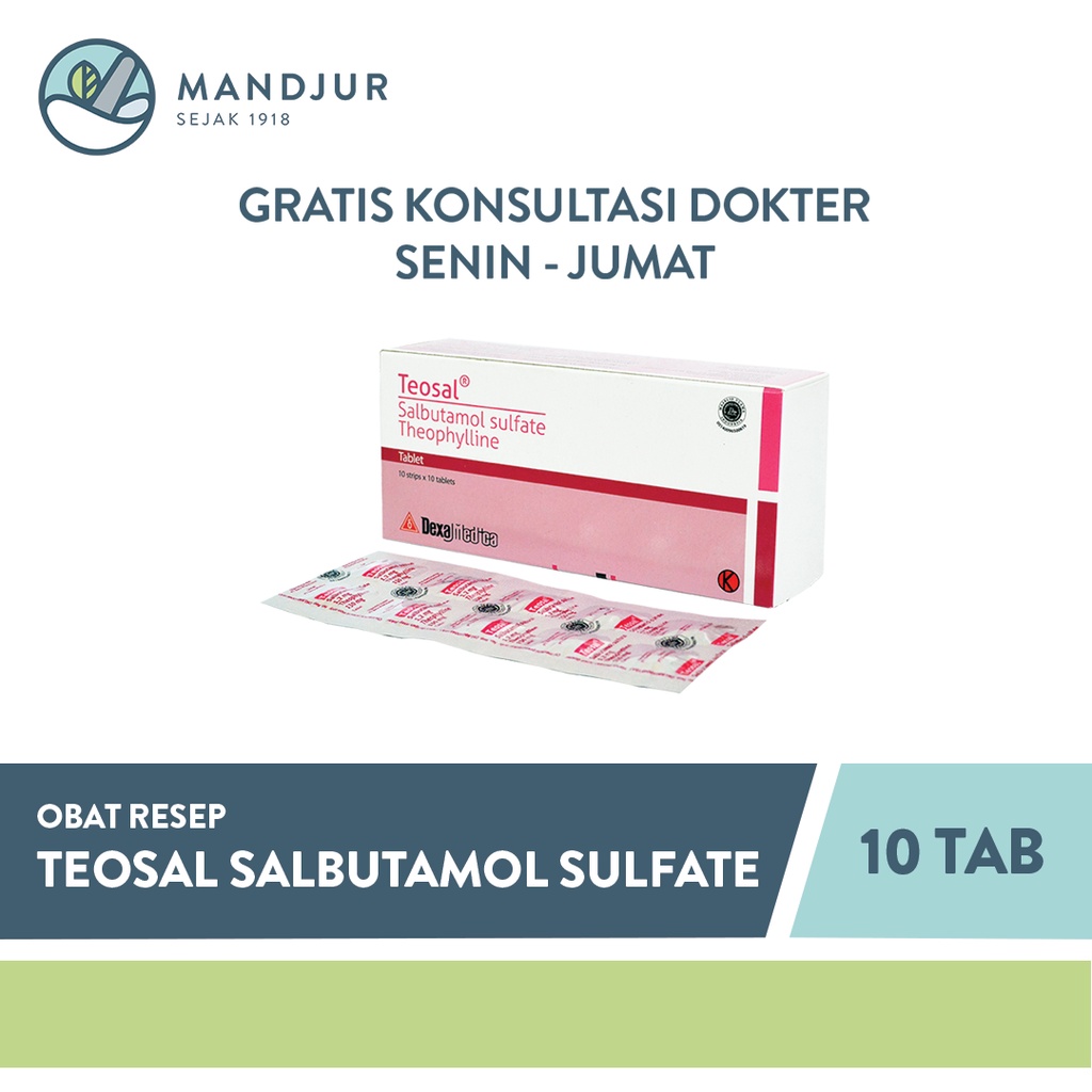 Jual Teosal 10 Tablet | Shopee Indonesia