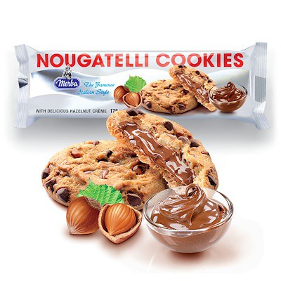 Jual Biskuit Merba Nougatelli Cookies asal Eropa | Shopee Indonesia