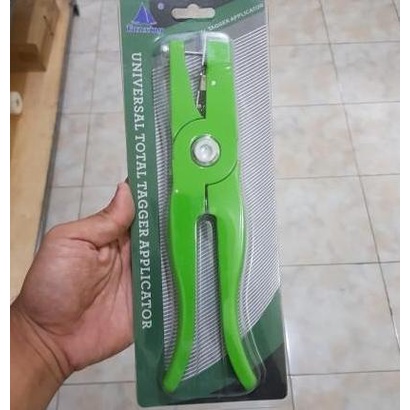 Jual Alat Tindik Telinga Sapi Aplikator Eartag Ear Tag Applicator Hijau ...