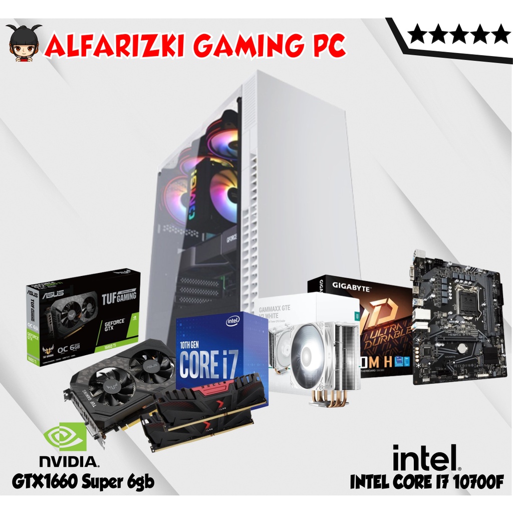 Jual PC Rakitan Intel Core i7 10700F Gen 10 | VGA Gtx 1660 Super | RAM 16gb | Shopee Indonesia