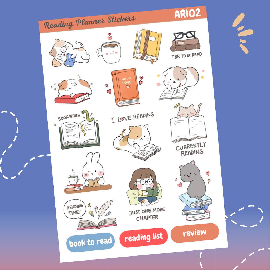 Jual [DOKI] Stiker Dekorasi Lucu / Sticker Journal / Stiker Aesthetic ...