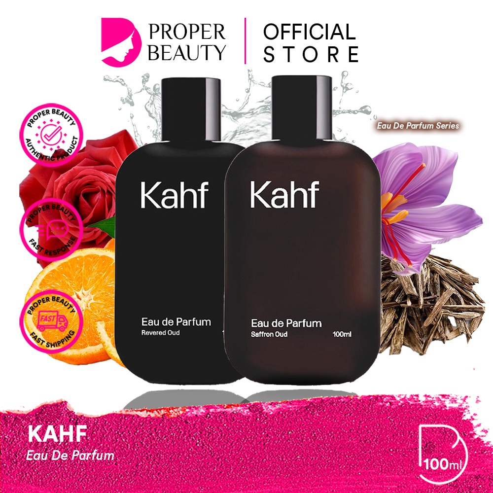 Jual KAHF Eau De Parfum Indonesia / Parfume Pria 35ml 100ml / Revered ...