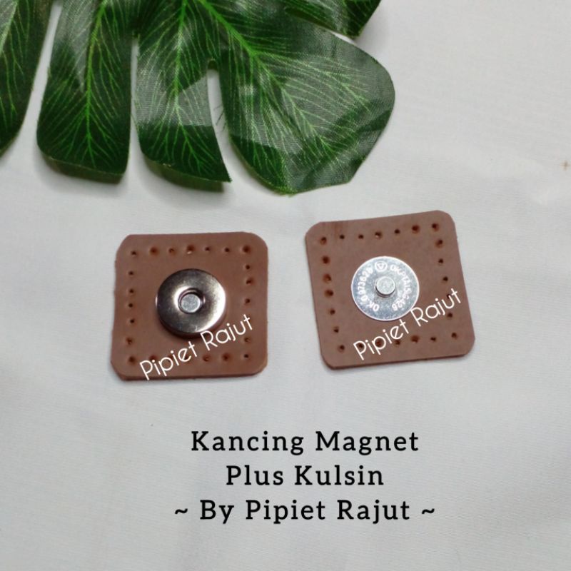 Jual Pipiet Rajut Kancing Magnet Tas Plus Kulsin Asesoris Tas Rajut Tas ...