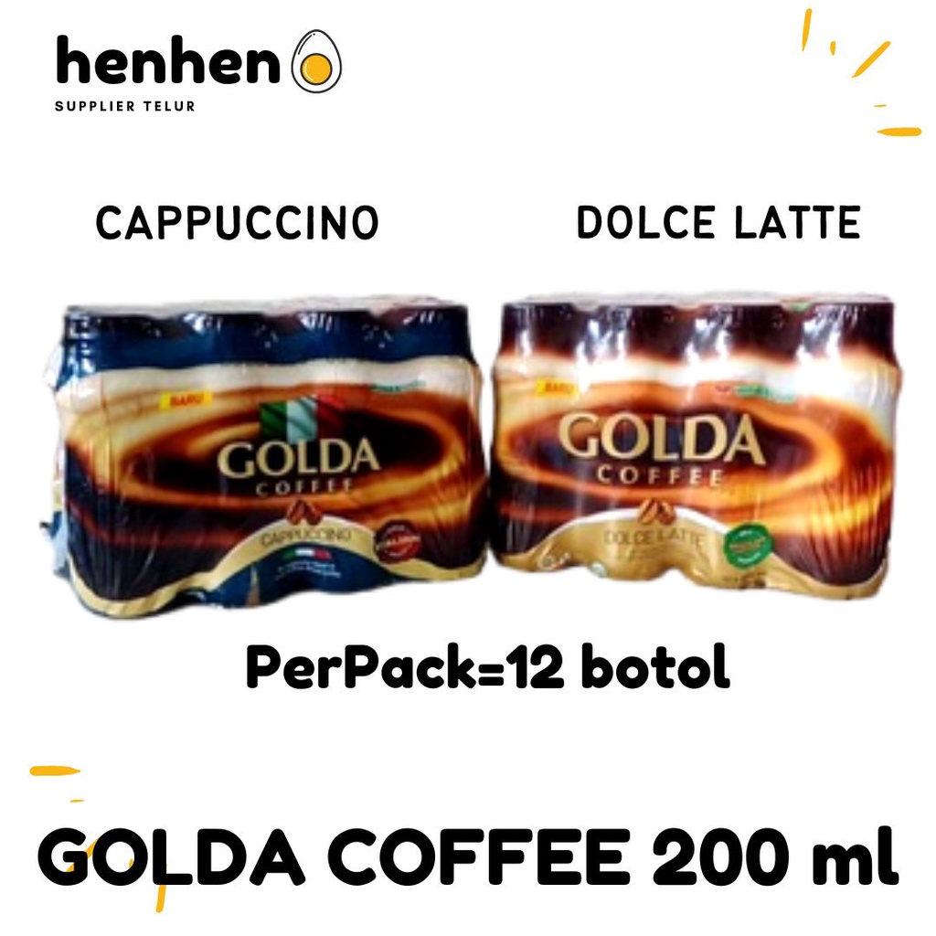 Jual GOLDA MINUMAN COFFEE PER PACK 12 BOTOL | Shopee Indonesia