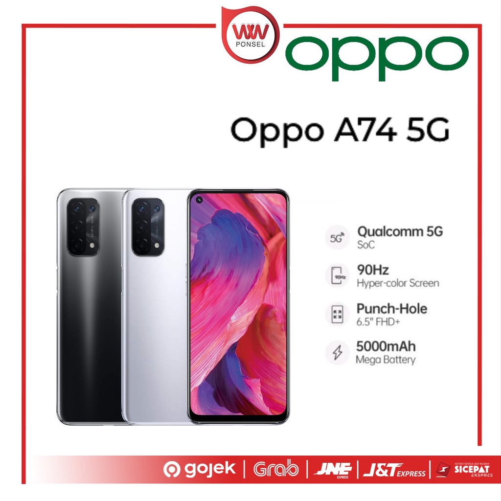 Jual Hp Oppo A74 5G Ram 6GB Internal 128GB Garansi Resmi | Shopee Indonesia