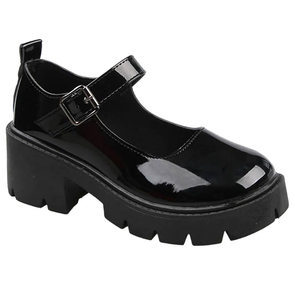 Jual Sepatu Wanita Sneakers Hitam Shoes Fashion Korea Hitam ST002 ...