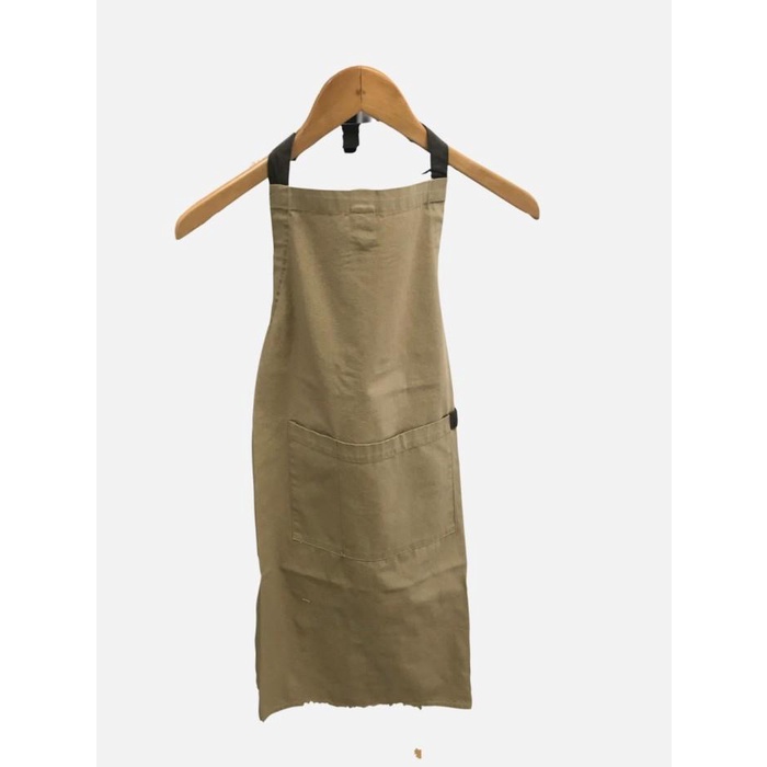 Jual Best Seller Celemek Masak Pria Wanita Baker Apron Cream Coklat ...