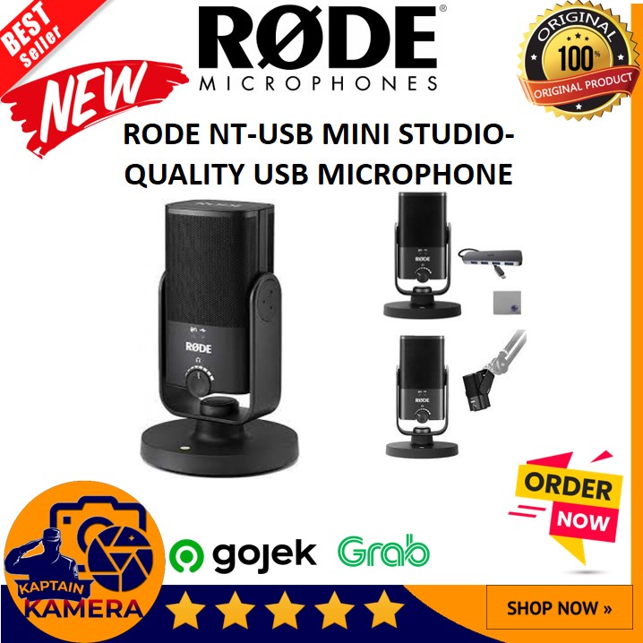 Jual RODE NT-USB MINI STUDIO-QUALITY USB MICROPHONE | Shopee Indonesia
