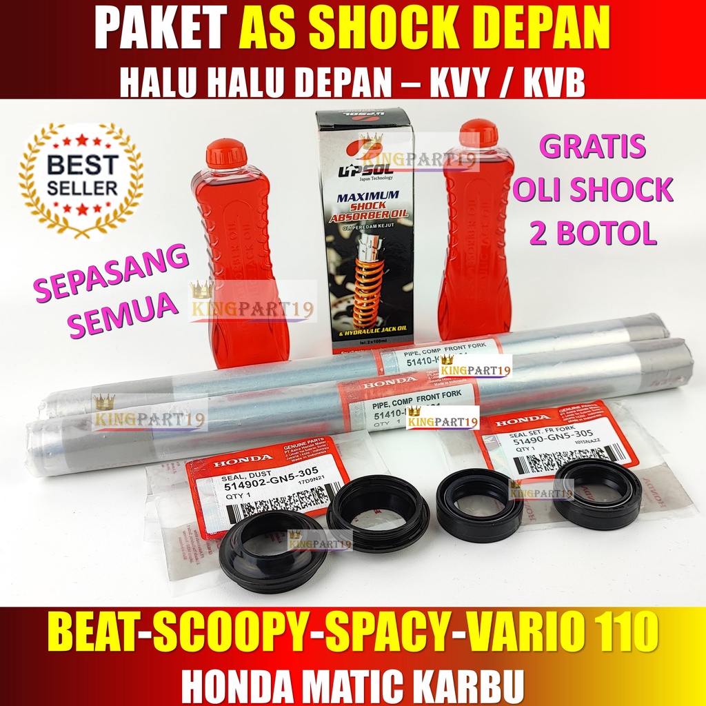 Jual PAKET AS SHOCK DEPAN BEAT KARBU SCOOPY KARBU - AS SOK BEAT KVY KVB/ As Sok Depan Beat Karbu ...