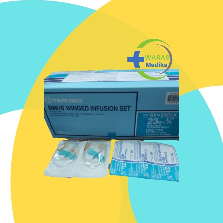 Jual 23G Terumo Winged Infus Set No.23 G Terumo | Shopee Indonesia
