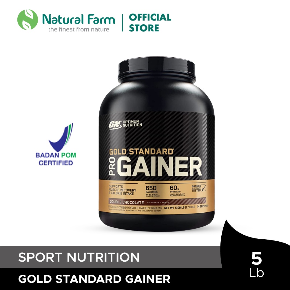 Jual Optimum Nutrition Pro Complex Gainer Double Chocolate 5.08 Lb ...