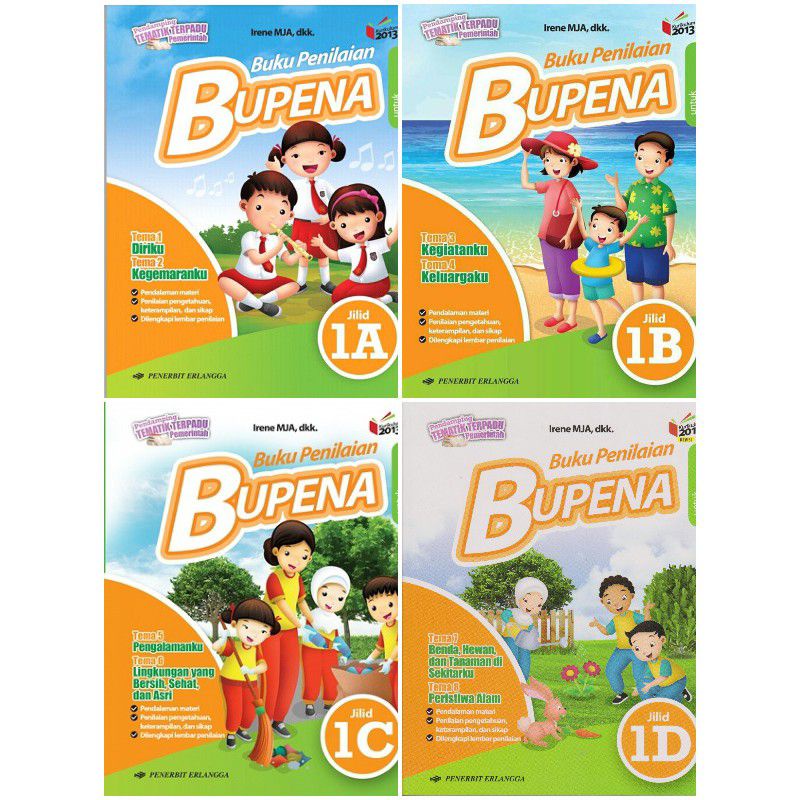 Jual BUKU PENILAIAN BUPENA KURIKULUM 2013 KELAS 1A 1B 1C 1D 2A 2B 2C 2D ...