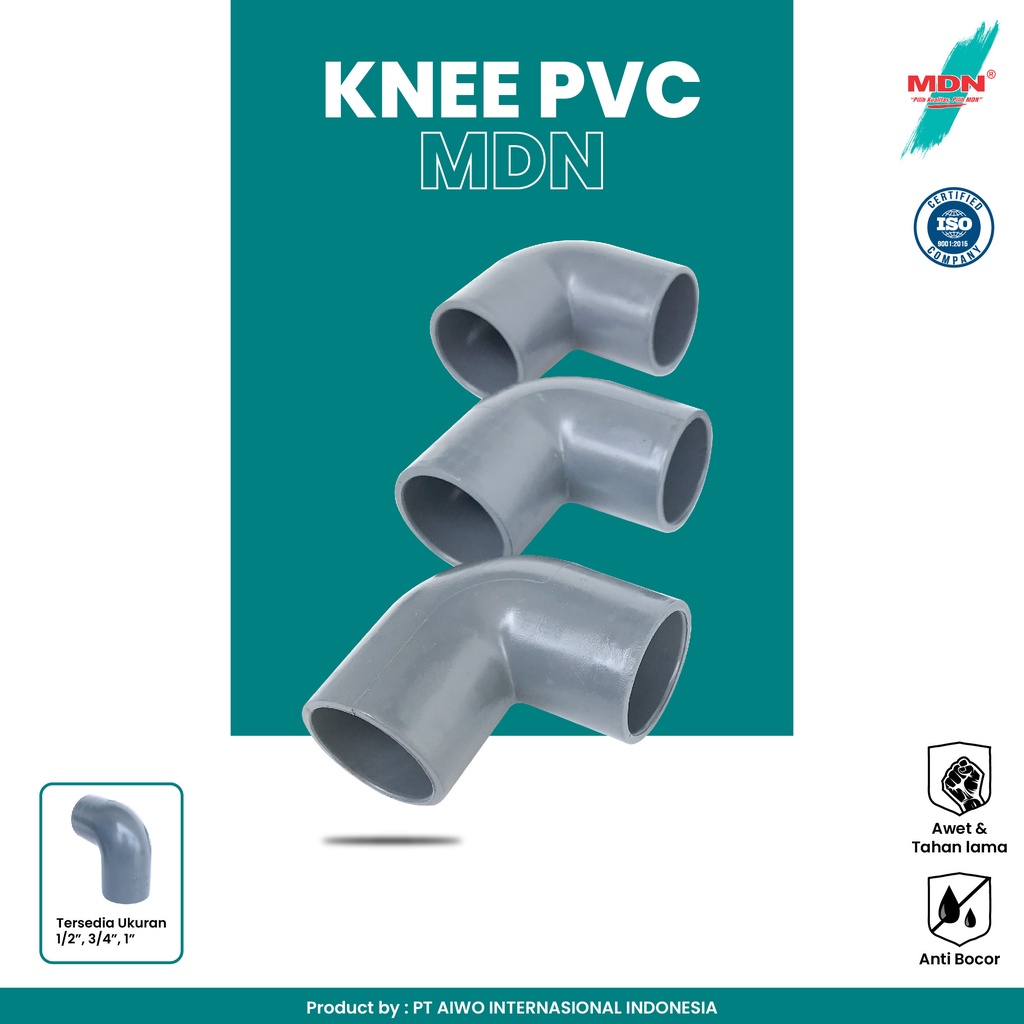 Jual MDN SAMBUNGAN PIPA KNEE (HARGA / 100PCS) - UKURAN ADA DI VARIASI ...