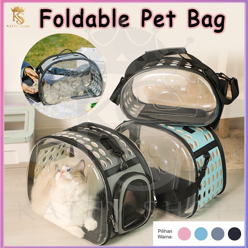Jual Tas hewan peliharaan/kucing dan anjing portable bag/travel bag ...