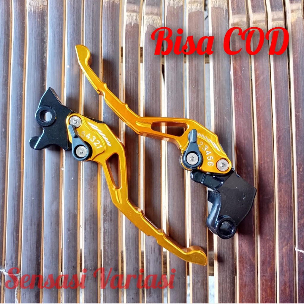 Jual HANDEL REM VARIASI WARNA GOLD 1 SET KANAN KIRI MOTOR VIXION NEW ...