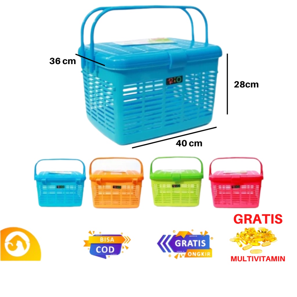 Jual Keranjang Hewan Rio Premium Free Multivitamin Ready Kecil & Besar ...