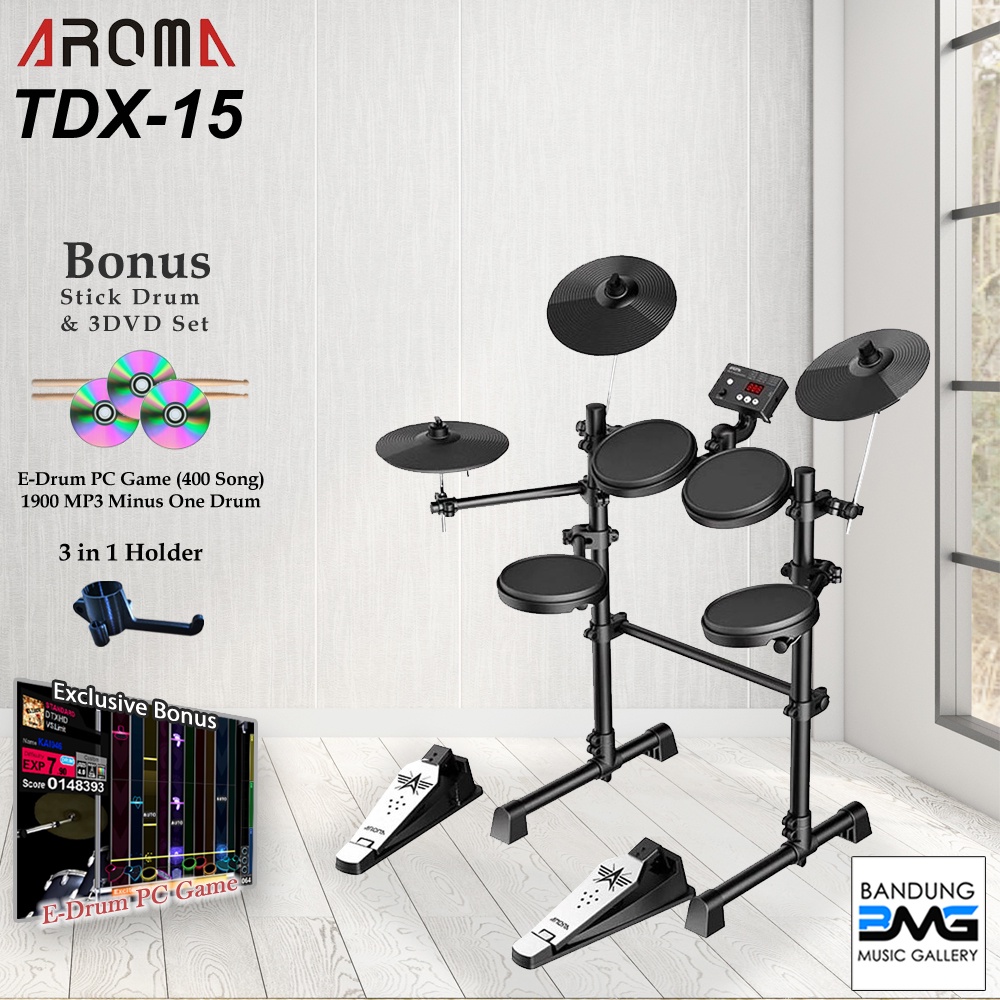 Jual Aroma TDX15 Drum Elektrik / TDX 15 / TD X15 Electric Drum | Shopee ...
