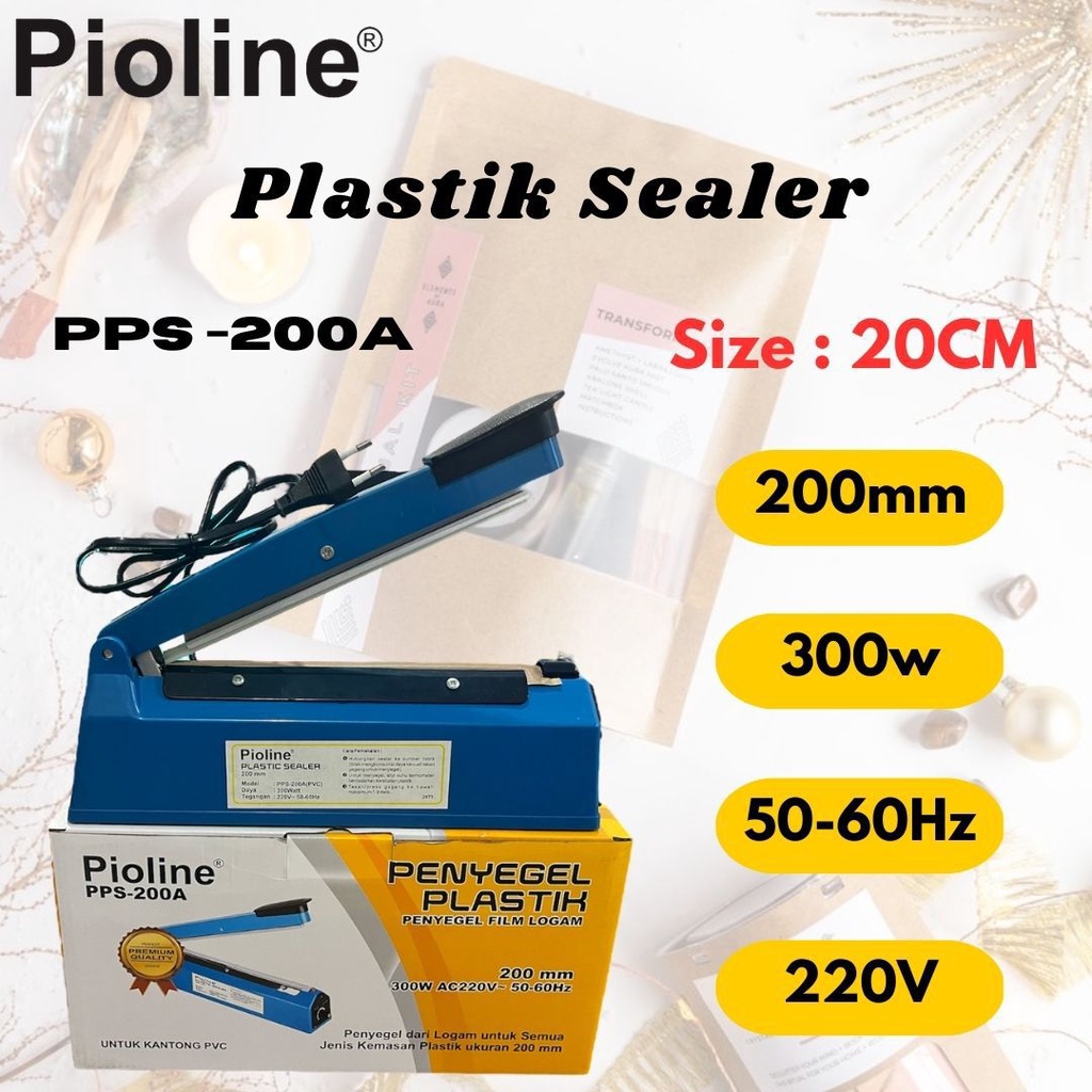 Jual Pioline Plastik Sealer / Alat Press Perekat Plastik / Impulse ...
