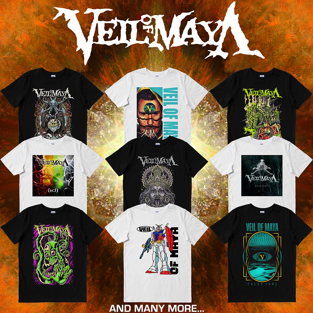 Jual VEIL OF MAYA | T-SHIRT BAND | METALCORE | MERCHANDISE | Shopee ...