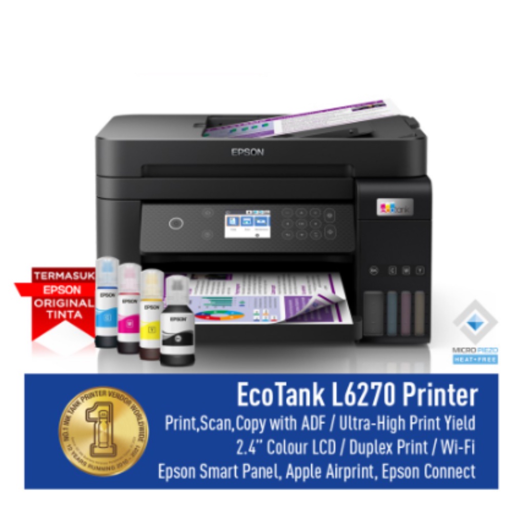 Jual Printer Epson L6270 A4 Ink Tank Multifungsi ADF Duplex Wifi with ...