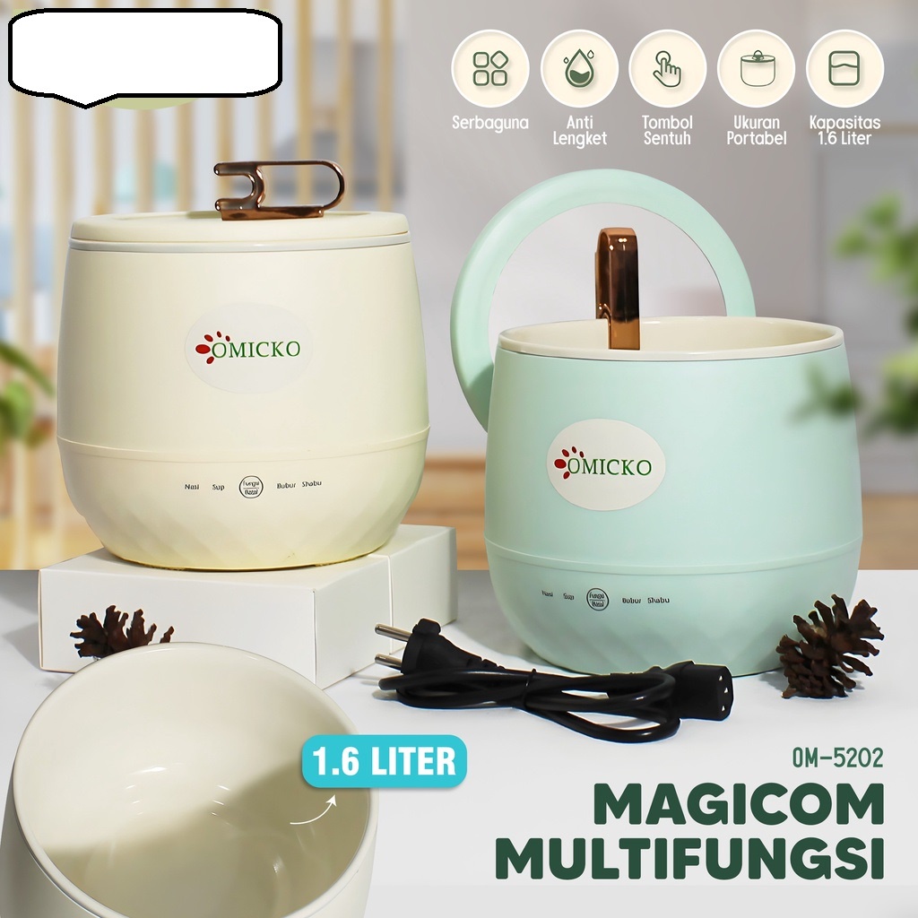 Jual Magicom Mini Omicko CM5202 1.6 Liter | Shopee Indonesia