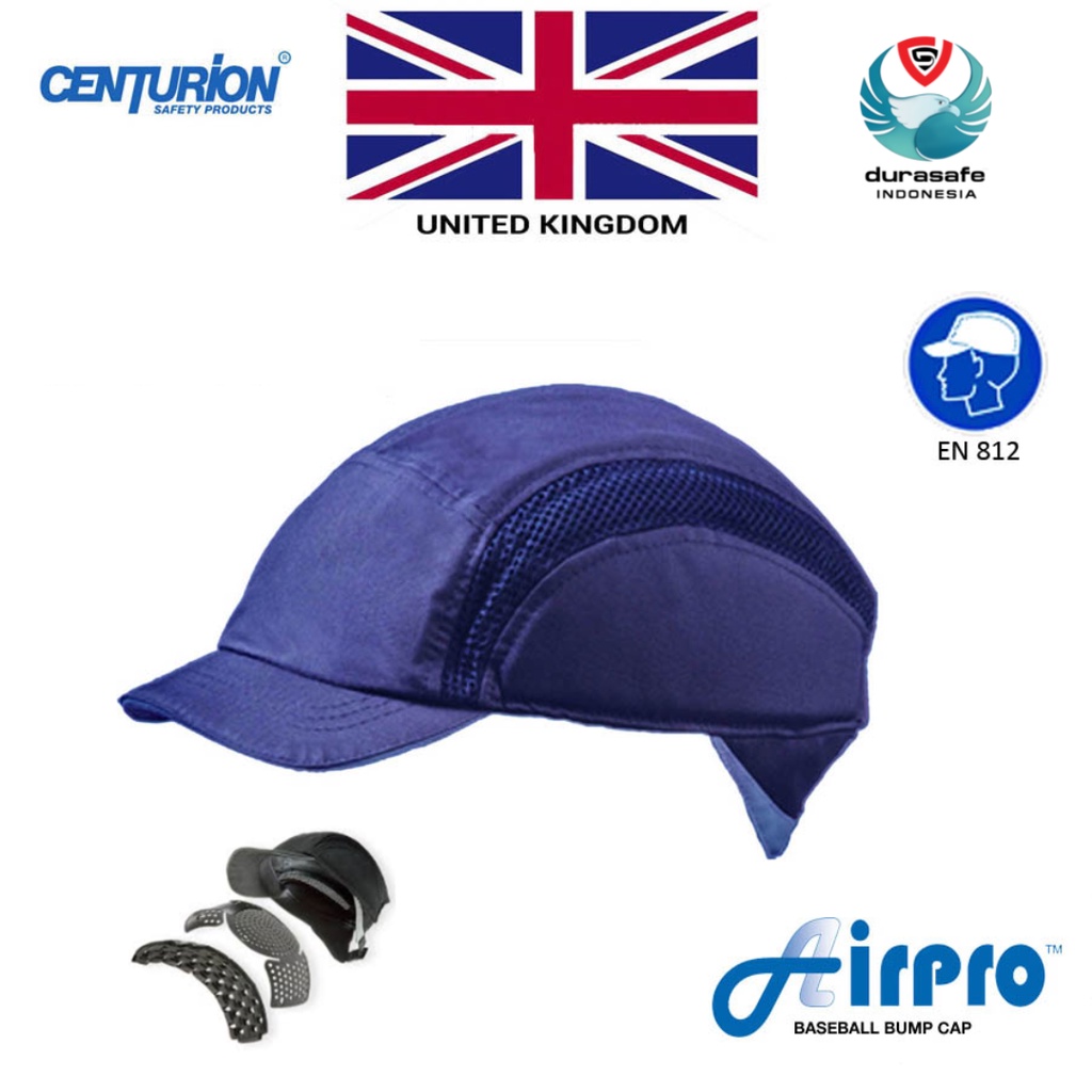 Jual Topi Safety Centurion S38RB AirPro Baseball Bump Biru ORIGINAL ...