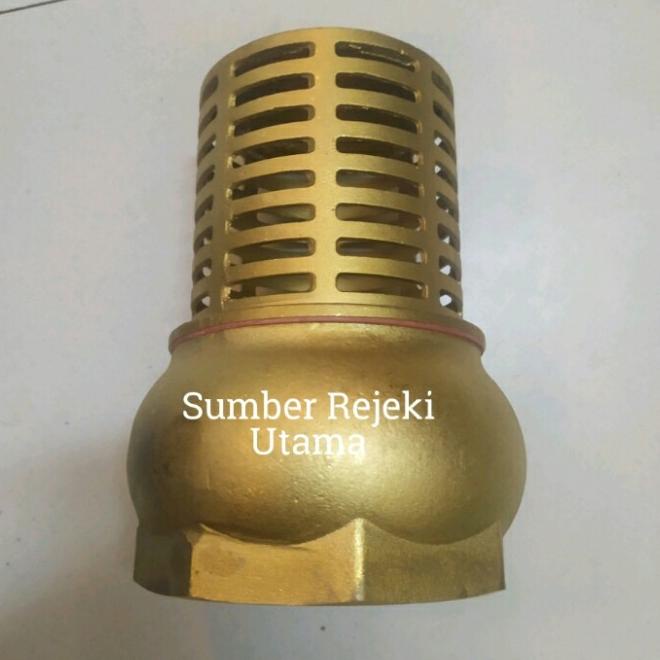 Jual Foot Valve Full Brass Kuningan 2"Inch | Shopee Indonesia