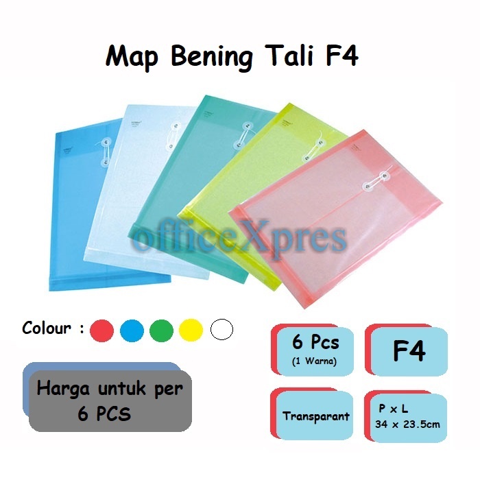 Jual Map Tali / Map Dokumen / Map plastik Bag File / Bussines File ...