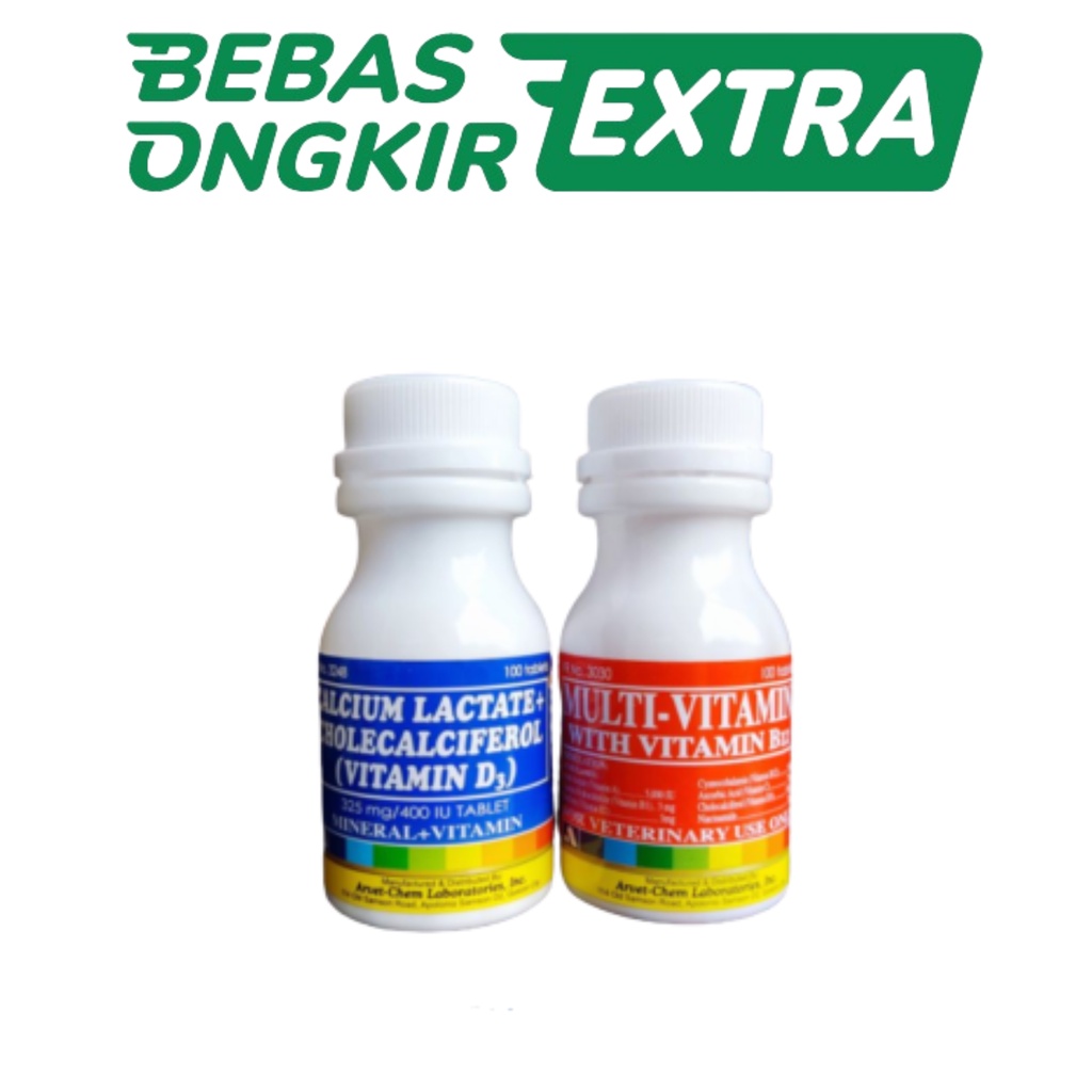 Jual Paket MULTIVITAMIN & CALCIUM LACTATE Import Filipina | Shopee Indonesia