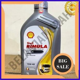 Jual suku cadang Shell Rimula R4X 15W-40 Oli Mobil Mesin Diesel 1L 1 ...