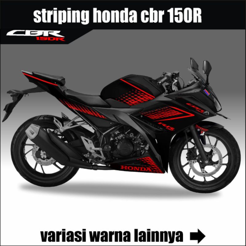 Jual STIKER STRIPING CBR 150 R K45G / STICKER DECAL HONDA CBR 150R ...